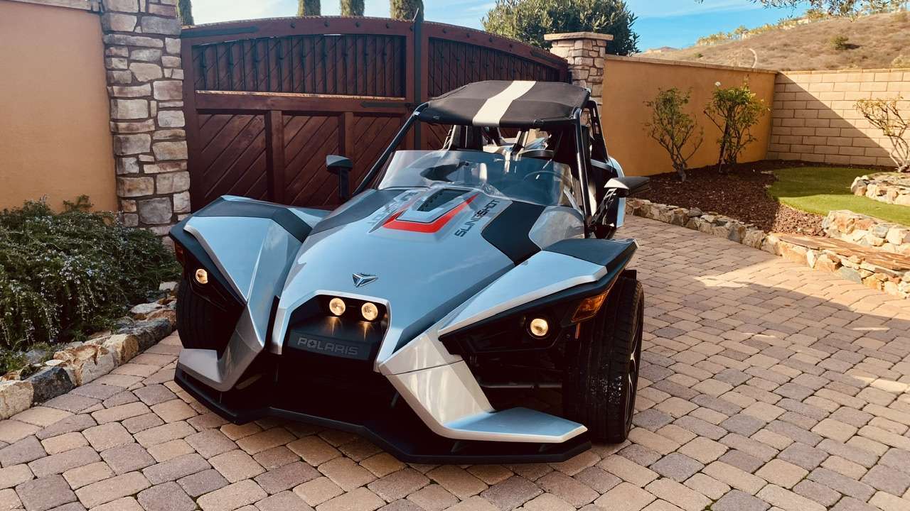 2016 Polaris Slingshot SL Model Gray On Black For Sale In San Diego.